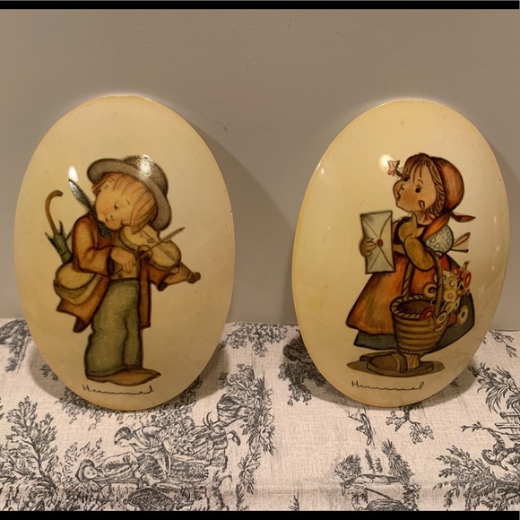 Hummel | Wall Decor | Vintage Set Of 2 Hummel Wall Plaques | Poshmark